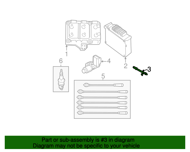 1998-2007 Mopar Camshaft Position Sensor 4686353 | TascaParts.com