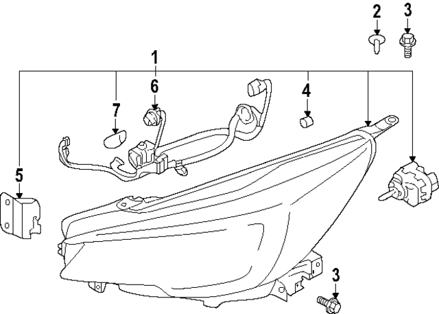2023-2024 Subaru Ascent Headlamp Assembly 84002XC10A | Subaru Parts Store
