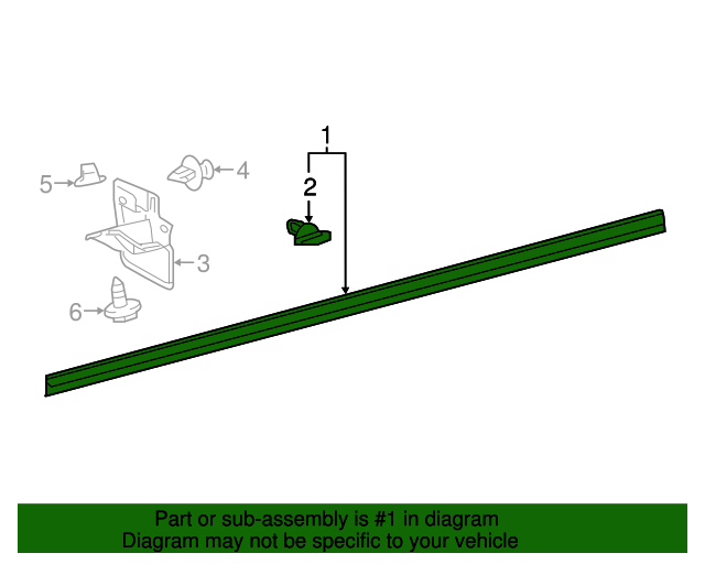 67863-78010 - Door Seal 2015-2021 Lexus | AutoNationParts.com