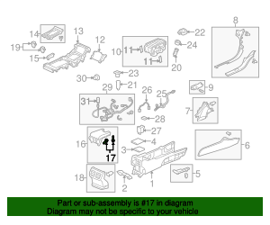 Genuine OEM Acura - Glove Box Assembly Stopper Part# 66418-SB2-000 ...