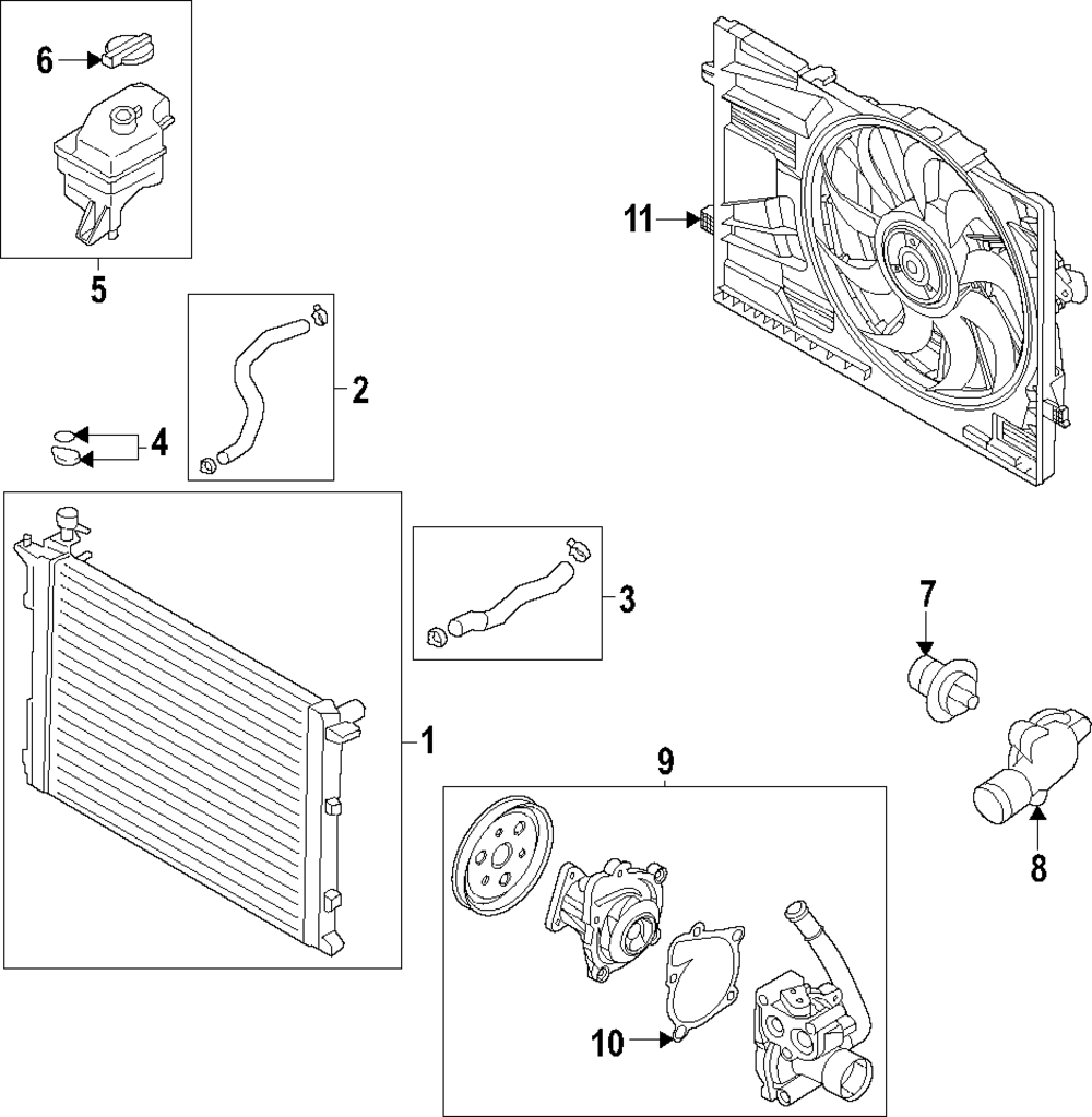 25631-2T010 - Thermostat Housing 2022-2023 Kia Stinger | Kia.Parts