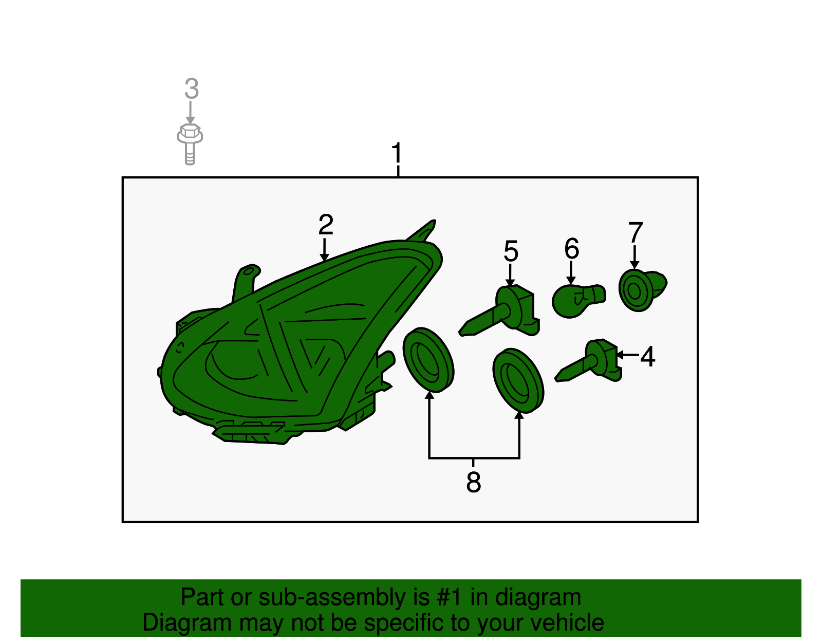 26060-1VK0B - High-Quality Composite Assembly for 2013-2015 Nissan ...