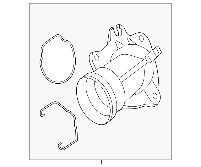 Engine Coolant Thermostat Kit - Part #642-200-20-15 | Mercedes Parts Center