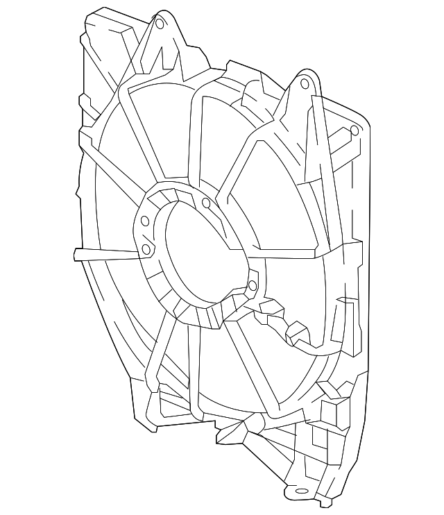 19015-6A0-A01 - Shroud 2018-2020 Honda Accord | Honda Parts Online