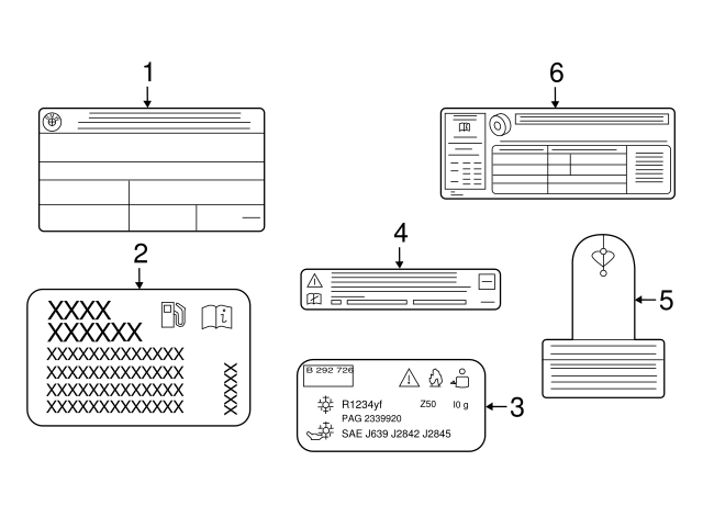 71-23-6-995-662 - AC Label - 2016-2023 BMW | BMWPartsHub