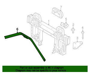 Genuine BMW 51-61-7-166-358 | Rod | FREE Shipping on Most Orders $499 ...
