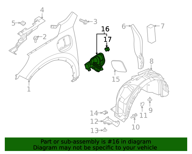 2021-2024 Lincoln Corsair Ring LJ7Z-10370-A | OEM Parts Online