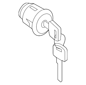 1996-2021 Nissan Lock Cylinder F8632-4P00A | Nissan Parts OEM