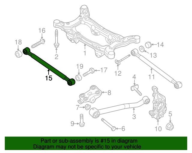 2017-2020 Jeep Compass Front Lower Arm 68309200AA | TascaParts.com