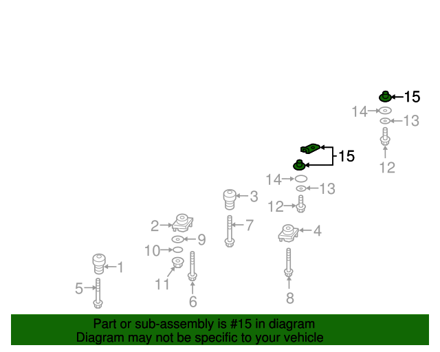 2016-2019 Nissan Shim Rear Body Mounting 95182-ZJ00A | QuirkParts