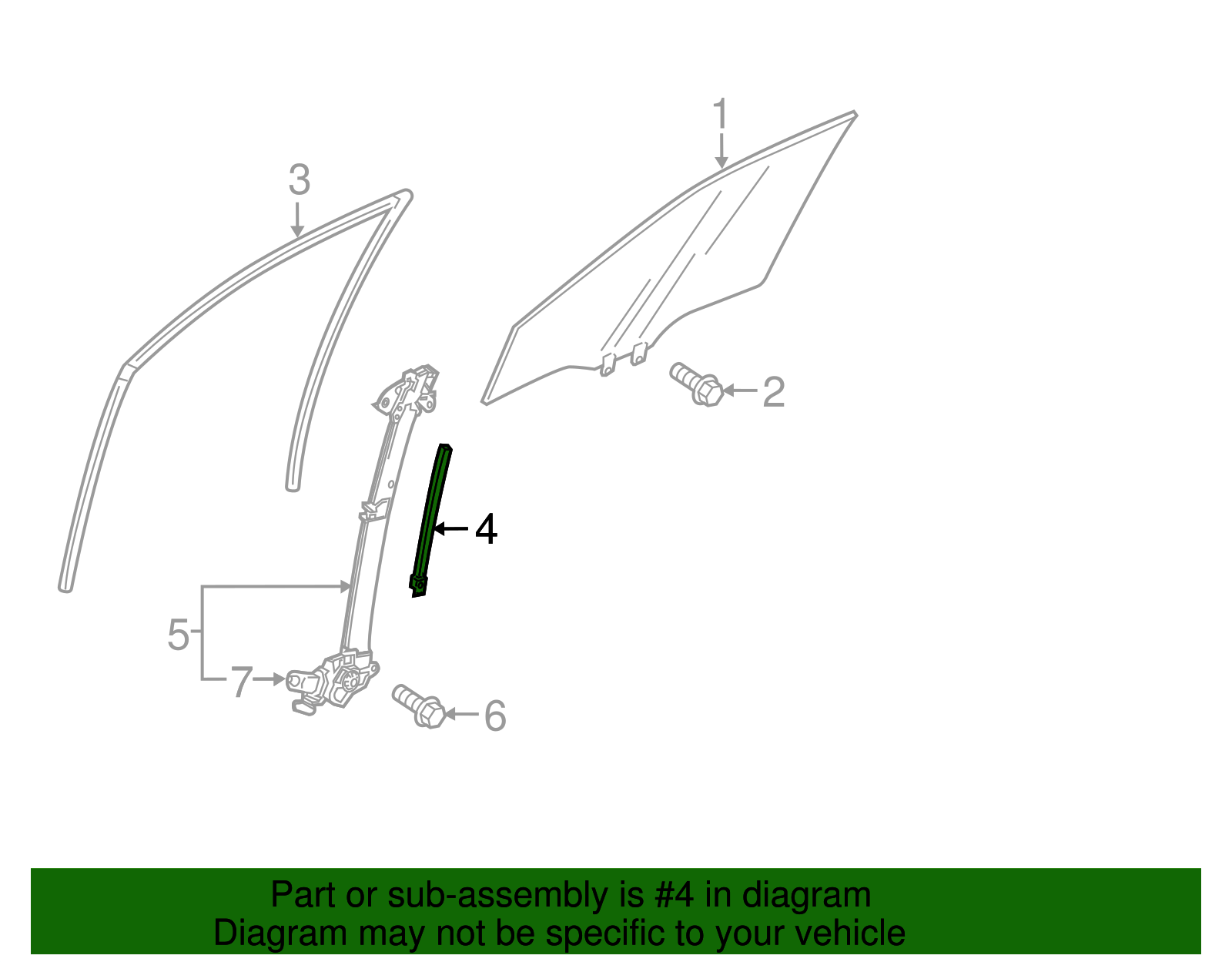 72271-TVA-A01 - Sash Channel 2018-2024 Honda Accord | Honda Parts Online