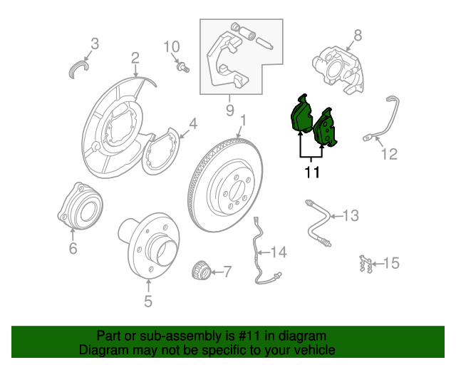 34-21-6-768-471 - Brake Pads - 2002-2014 BMW | Buy BMW Parts Now