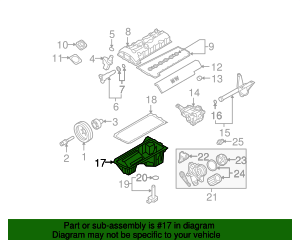 11-13-7-547-884 - Oil Pan 2006-2010 BMW | AutoNation Parts
