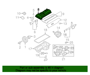2006-2007 BMW Valve Cover 11-12-7-548-274 | OEM Parts Online