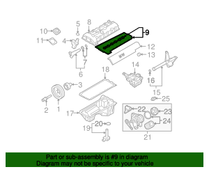 11-12-7-582-245 - Valve Cover Gasket - 2007-2013 BMW | BMW Parts Now
