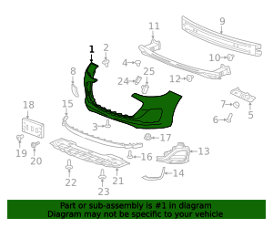 2019-2022 Chevrolet Spark Front Bumper Fascia 42671890 | QuirkParts