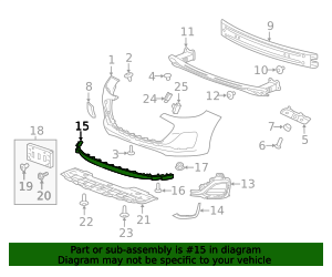 2016-2021 Chevrolet Spark Deflector 42437931 | GMPartsDirect.com