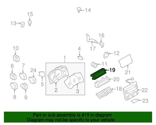 2009-2014 Nissan Display Unit 28090-1UM0A | QuirkParts