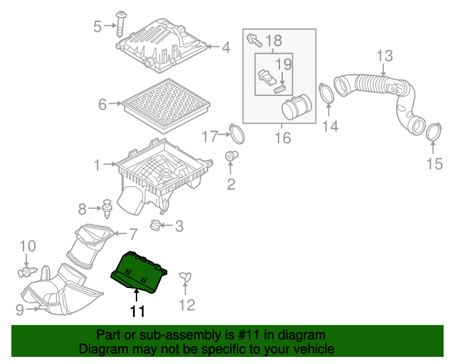 55561769 GM Water Deflector | GM Parts Store