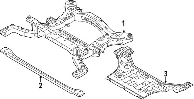 84291-GI000 - Under Cover 2022-2024 Kia EV6 | Kia.Parts Store