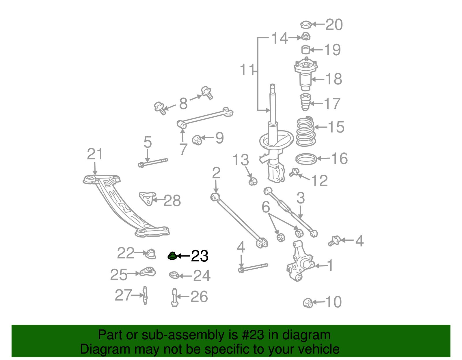 2001-2015 Toyota Suspension Cross-Member Mount Cushion 52275-06051 ...