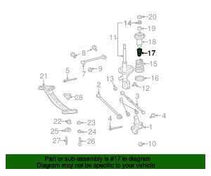 1995-2012 Toyota Bumper 48341-AA010 | Toyota Parts Center