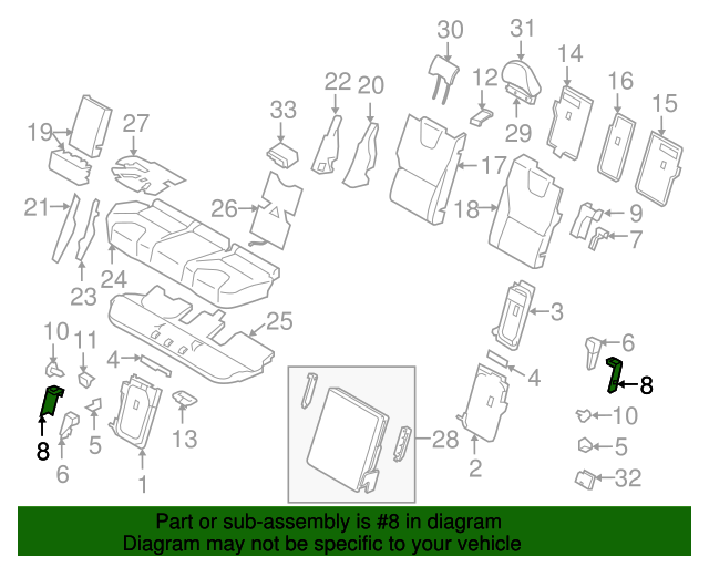 2008-2018 Volvo Lock Cover 39852165 | OEM Parts Online