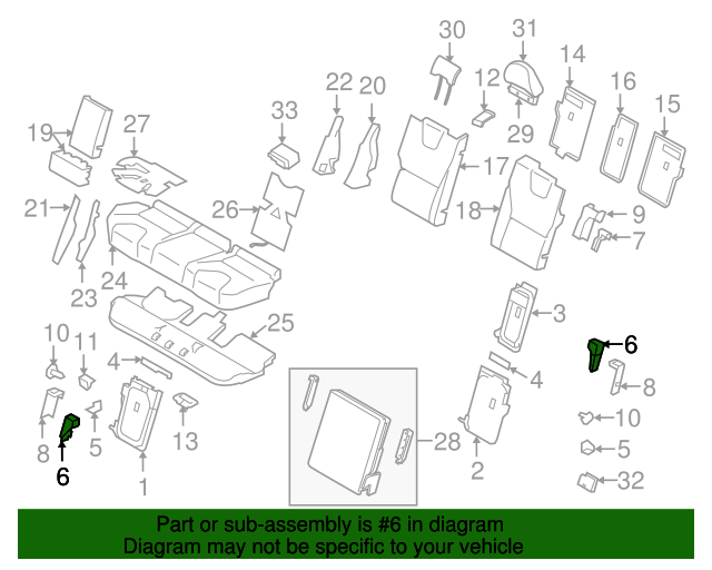 2008-2018 Volvo Lock Assembly 39852155 | TascaParts.com