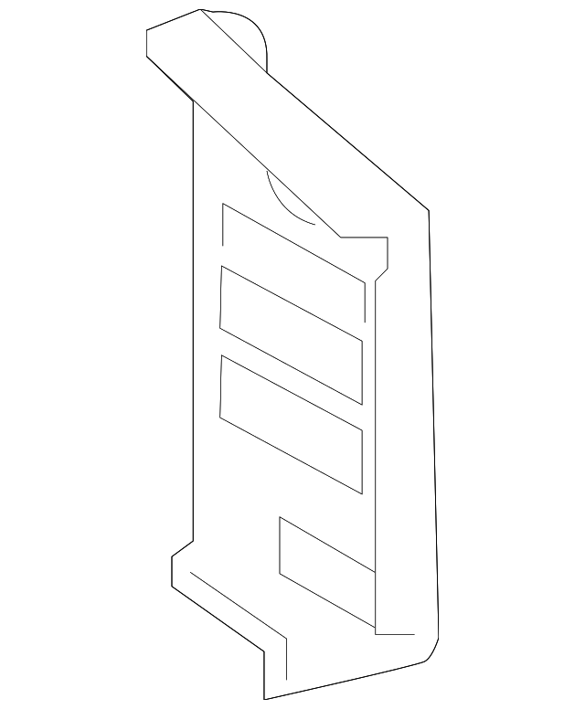 2019-2023 GM Passenger Side Rocker Outer Panel Reinforcement Bracket ...