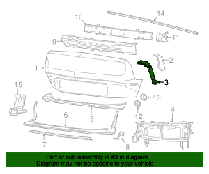 2008-2020 Dodge Challenger Bracket 68024342AD | AutoNationParts.com