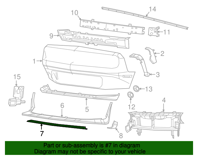 2015-2021 Dodge Challenger Reinforcement 68260155AA | TascaParts.com