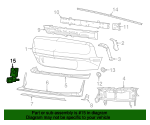 1998-2024 Mopar Ambient Temp Sensor 68518243AA | Mopar Parts Canada