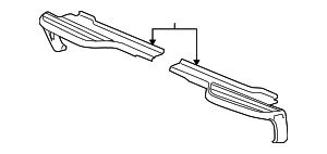 2007-2013 GM Rear Bumper Step Pad 15790502 GM | GMPartsDirect.com