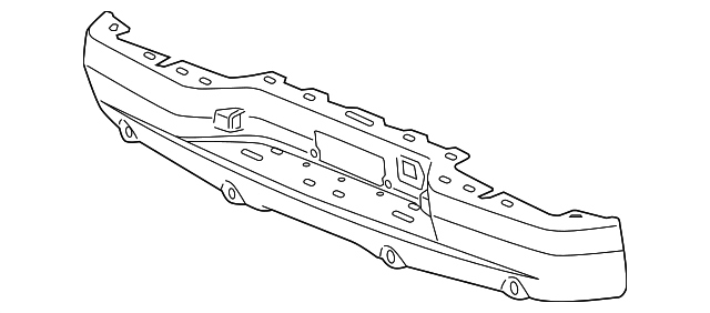 2002-2013 GM Rear Bumper Cover 88937198 GM | GMPartsDirect.com