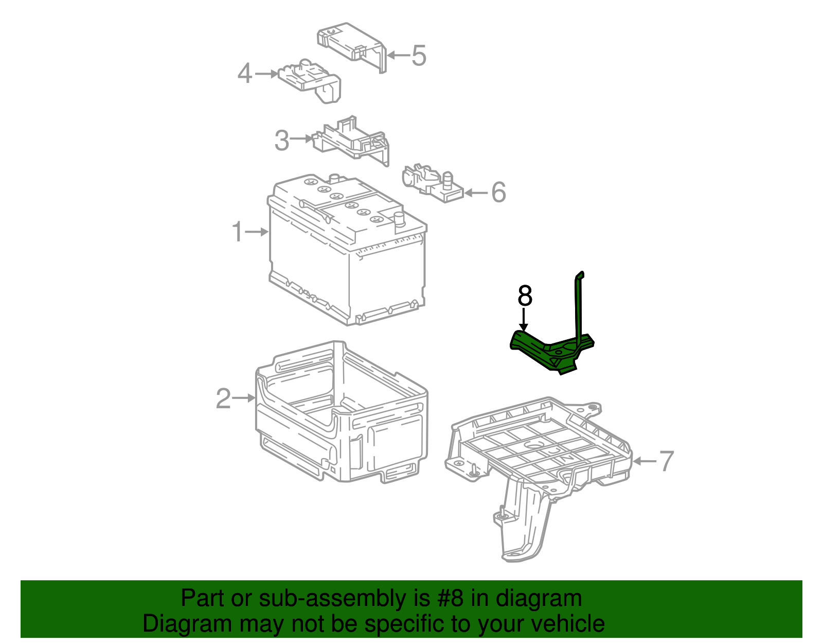 2018-2022 Toyota C-HR 2018-2022 Toyota C-HR - Hold Down Clamp 74405 ...