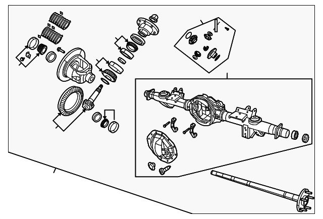 2013-2023 Ram Axle 68334757AG | Mopar Depot