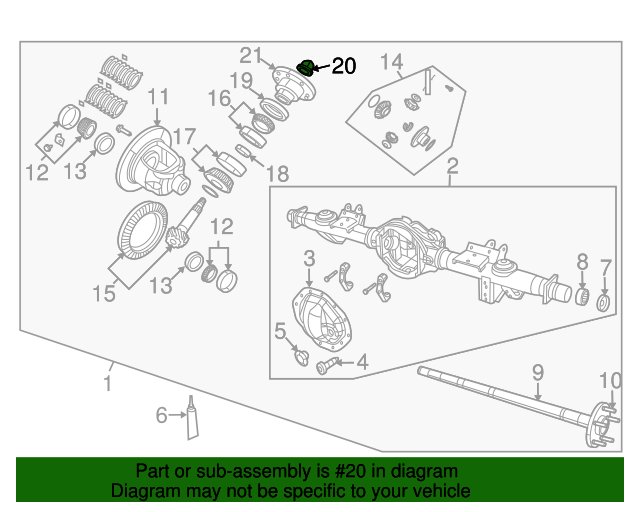 2012-2023 Ram Nut 6507901AA | TascaParts.com