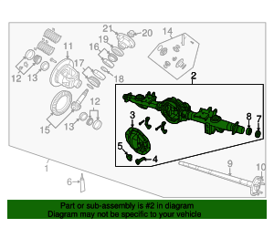 2013-2024 Ram Housing 68170795AC | Mopar Parts Canada