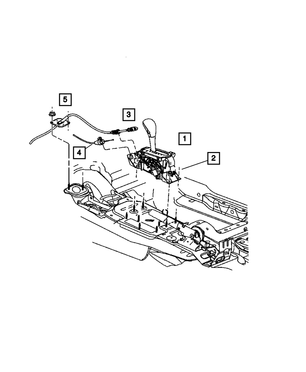 2007 Jeep Liberty | Shifter Housing And Lever | 52109779AG | Mopar Auto ...