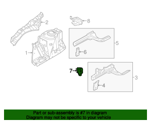 G5115-9KKMA - Rail End 2012-2019 Nissan | Nissan Parts & Accessories Online