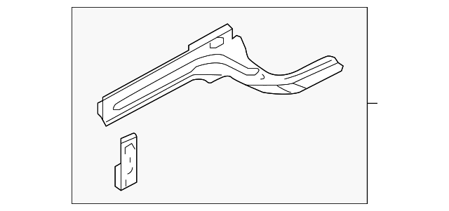 2013-2019 Nissan Outer Rail G5131-9KAMA | Nissan Parts Plus