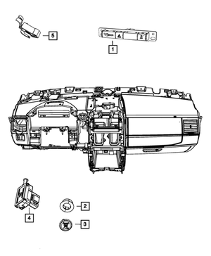 2001-2025 Mopar Parking Brake Switch 4221463 | Mopar eStore