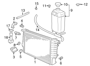 Genuine BMW 17-11-1-737-706 | Radiator Lower Bracket | FREE Shipping on ...