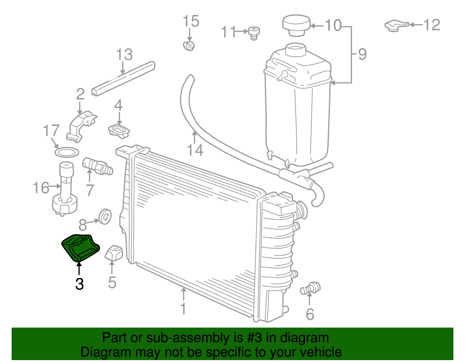 Genuine BMW 17-11-1-737-706 | Radiator Lower Bracket | FREE Shipping on ...