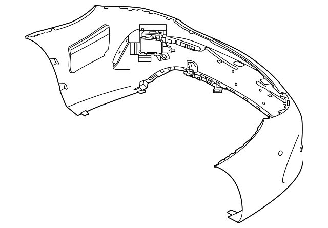 2019-2020 Mercedes-Benz C 300 Exchange Trim Bumper 205-880-24-06-9999 ...