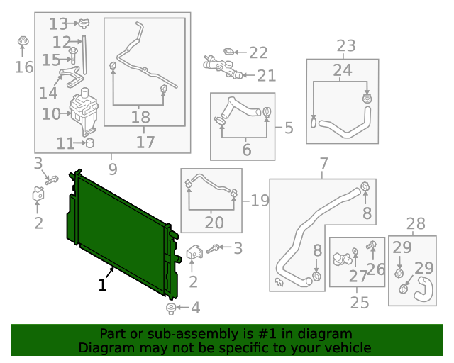 2019-2021 Mazda 3 Radiator PAF1-15-200 | RealMazdaParts.com