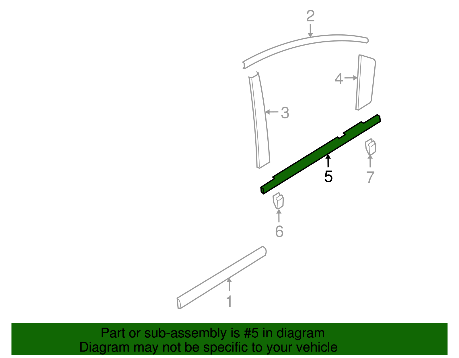 Mazda Parts For 2004-2009 Mazda 3 Belt Weather-Strip BP4K-50-660G ...