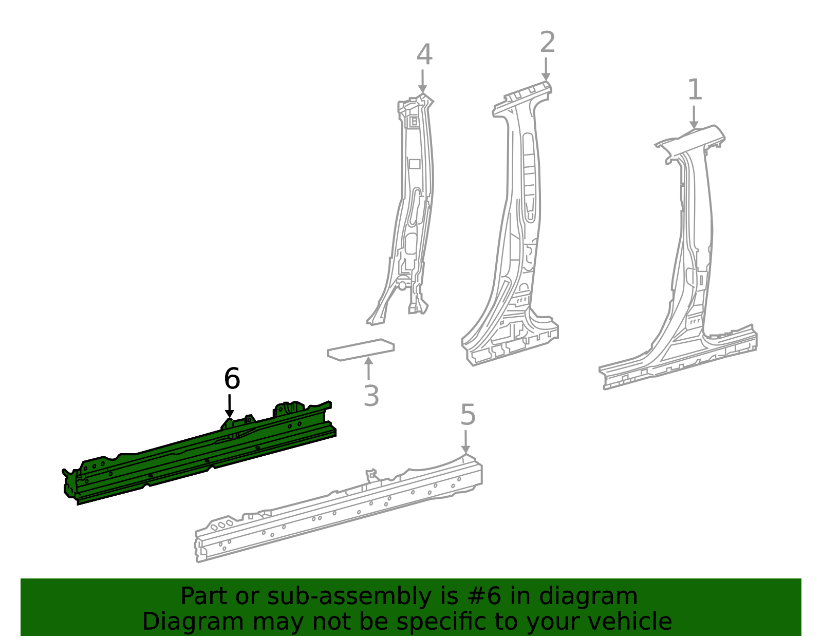 57401-0R060 - High-Quality Rocker Panel for 2019-2024 Toyota ...