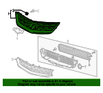 2014-2020 Chevrolet Impala Front Outer Grille 84720377 | TascaParts.com