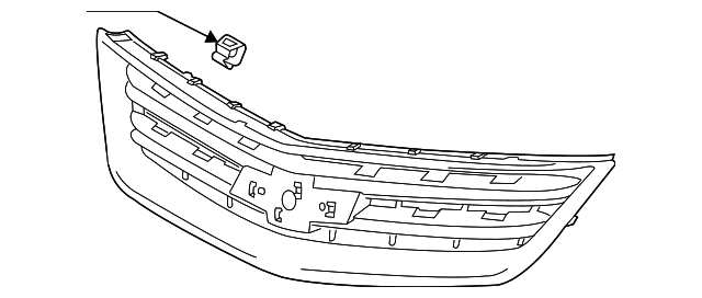 84720369 - Front Outer Grille 2017-2019 Chevrolet Impala | GM Parts ...